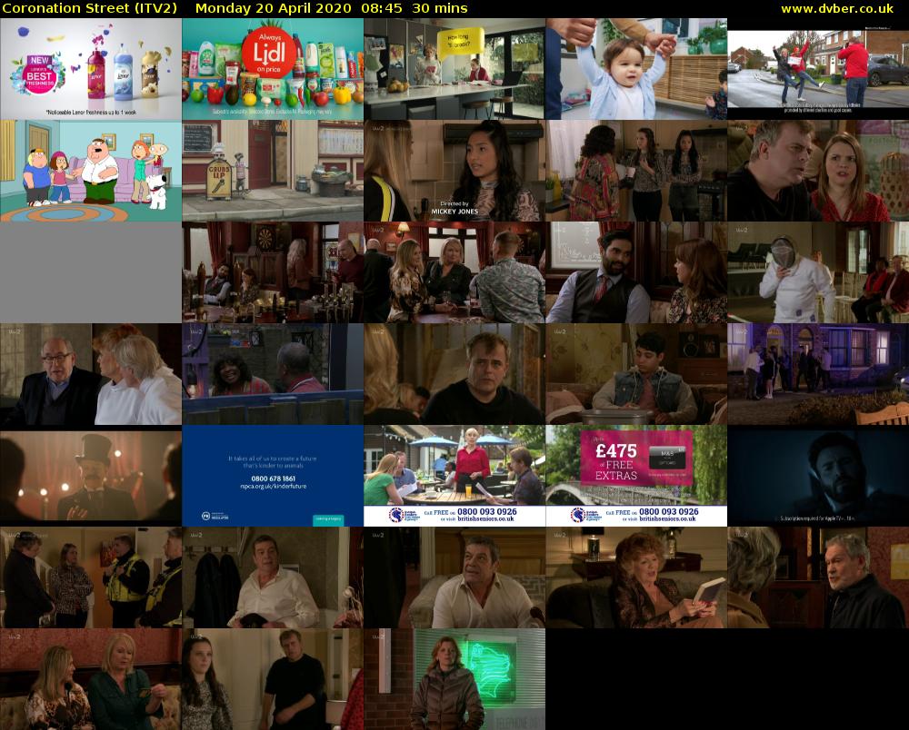 Coronation Street (ITV2) - 2020-04-20-0845