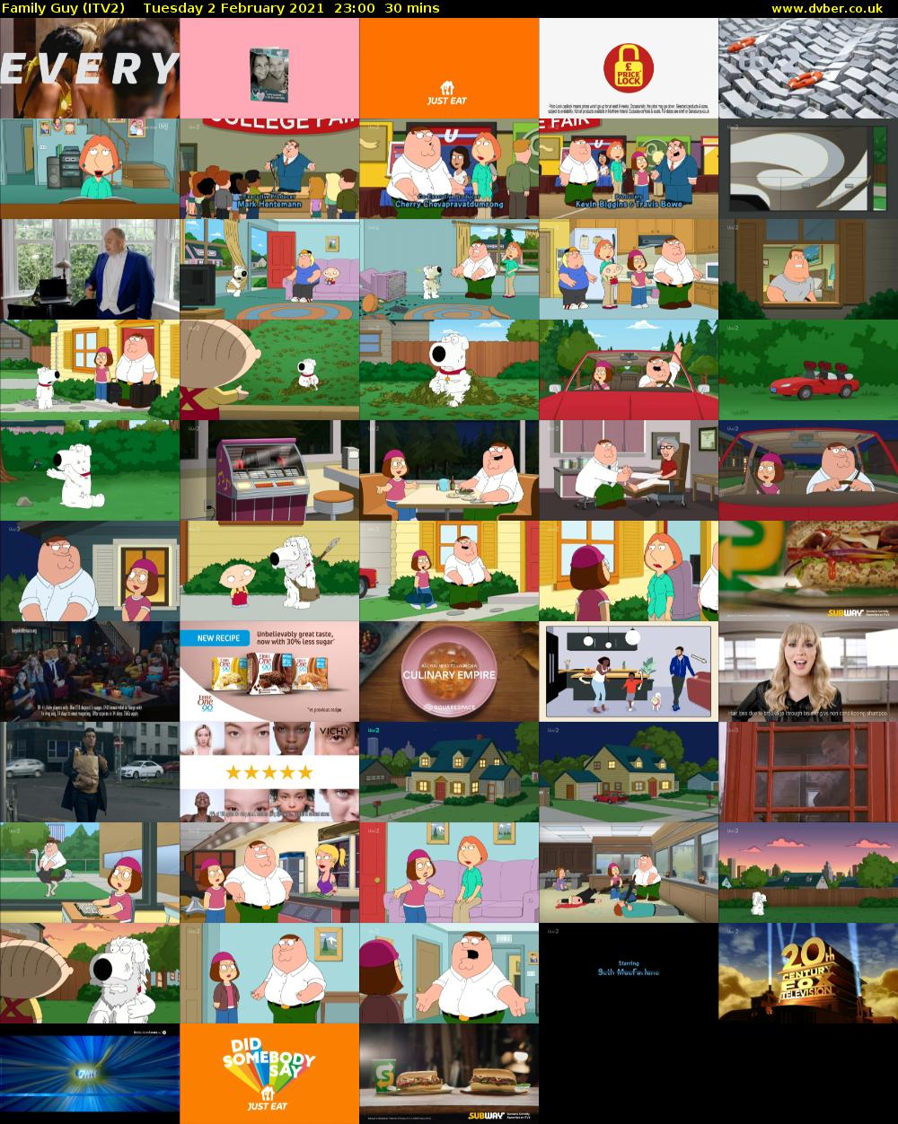 Family Guy (ITV2) - 2021-02-02-2300