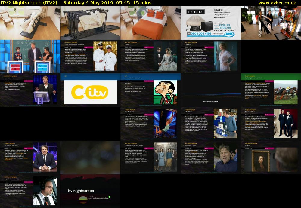 ITV2 Nightscreen (ITV2) - 2019-05-04-0545