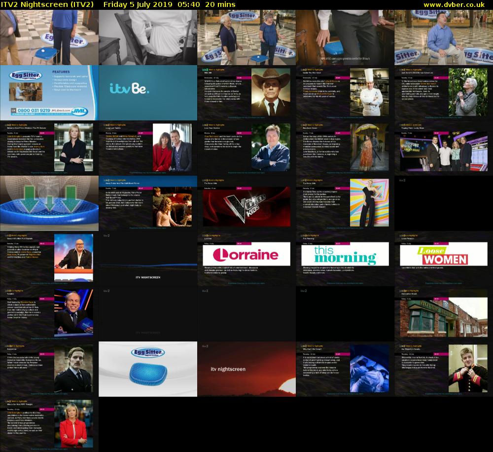 ITV2 Nightscreen (ITV2) - 2019-07-05-0540