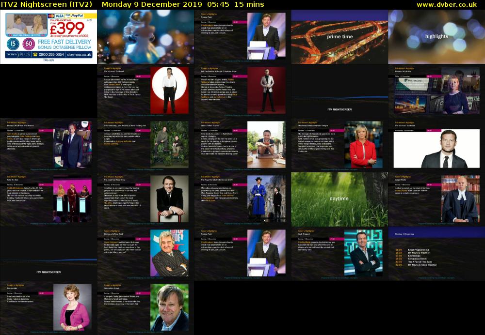 ITV2 Nightscreen (ITV2) - 2019-12-09-0545