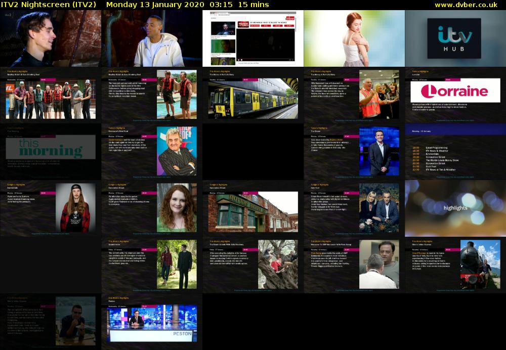 ITV2 Nightscreen (ITV2) - 2020-01-13-0315