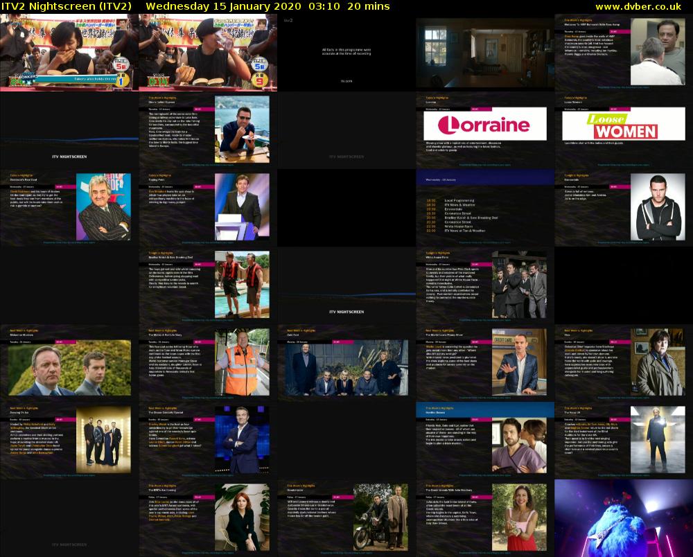ITV2 Nightscreen (ITV2) - 2020-01-15-0310