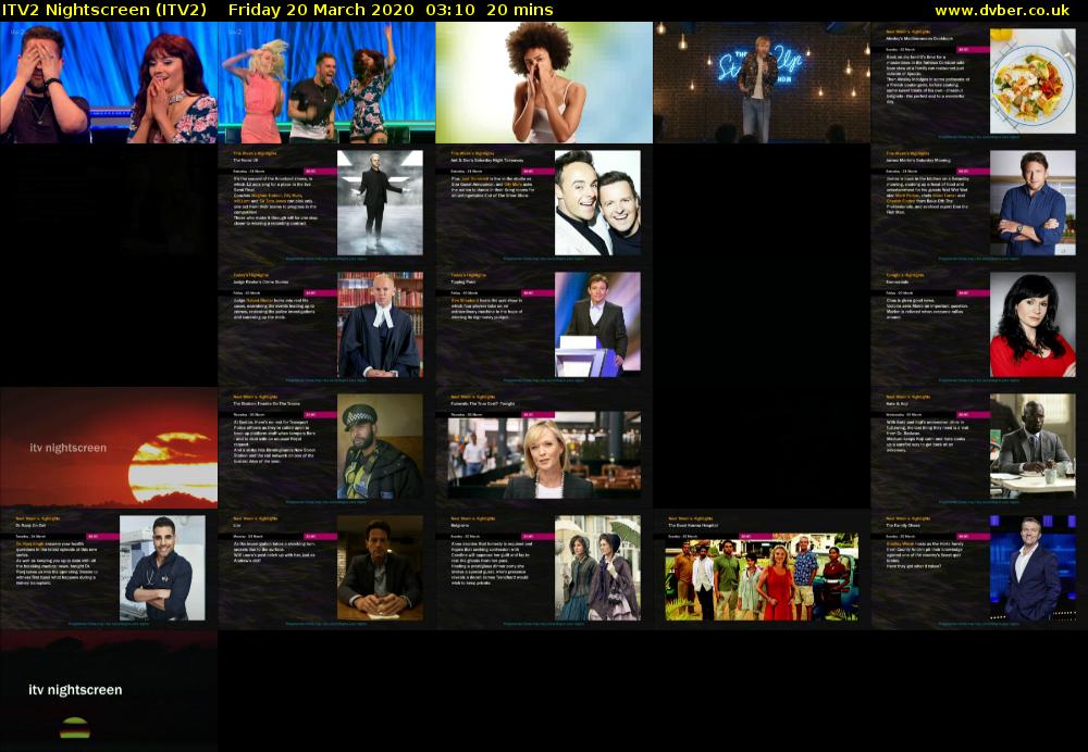 ITV2 Nightscreen (ITV2) - 2020-03-20-0310