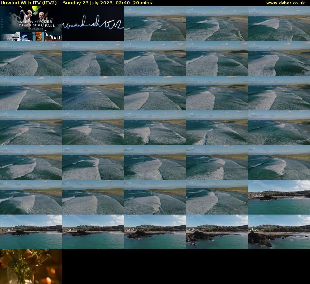 Unwind With ITV (ITV2) - 2023-07-23-0240