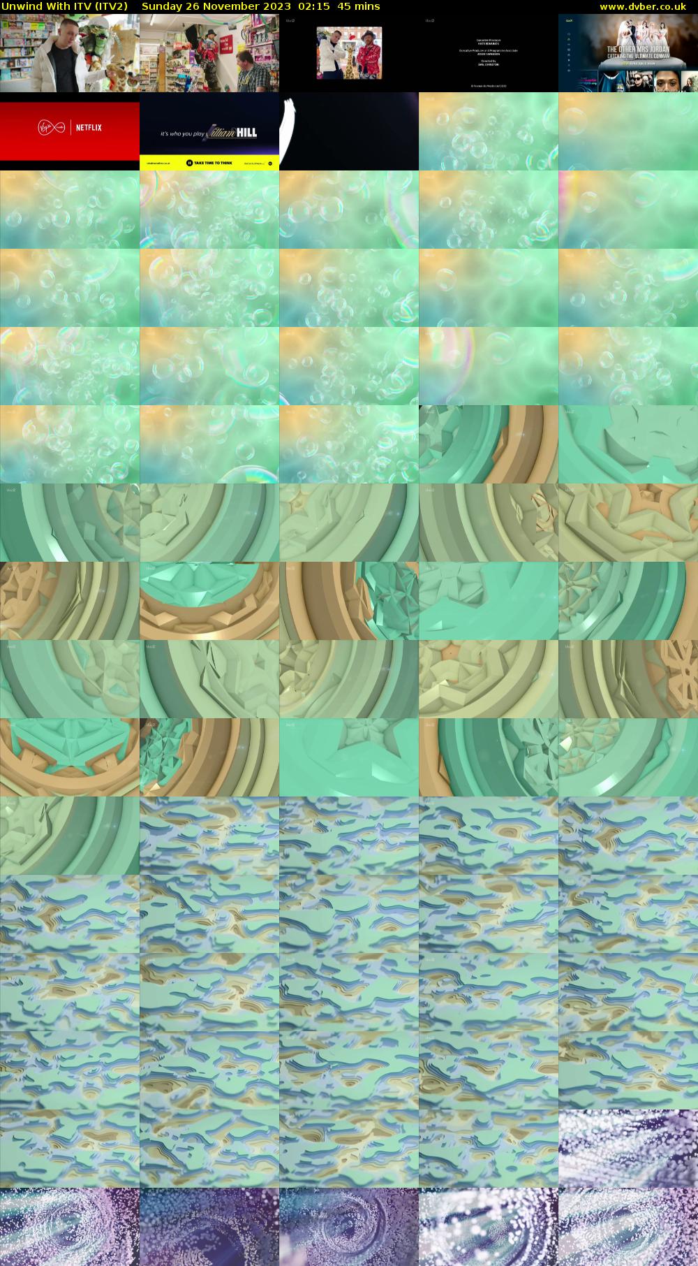 Unwind With ITV (ITV2) - 2023-11-26-0215
