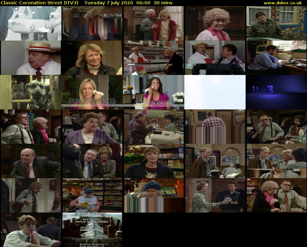 Classic Coronation Street (ITV3) - 2020-07-07-0600