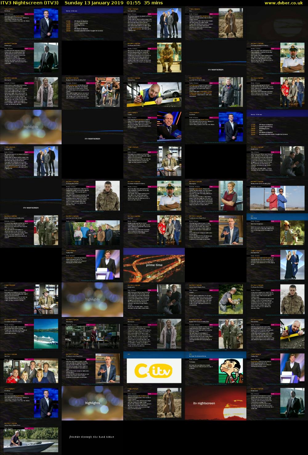 ITV3 Nightscreen (ITV3) - 2019-01-13-0155