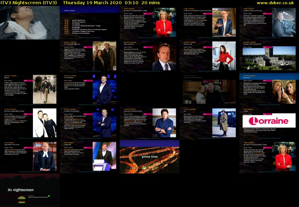 ITV3 Nightscreen (ITV3) - 2020-03-19-0310