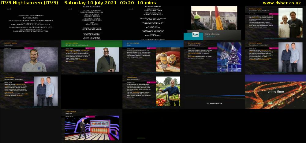 ITV3 Nightscreen (ITV3) - 2021-07-10-0220