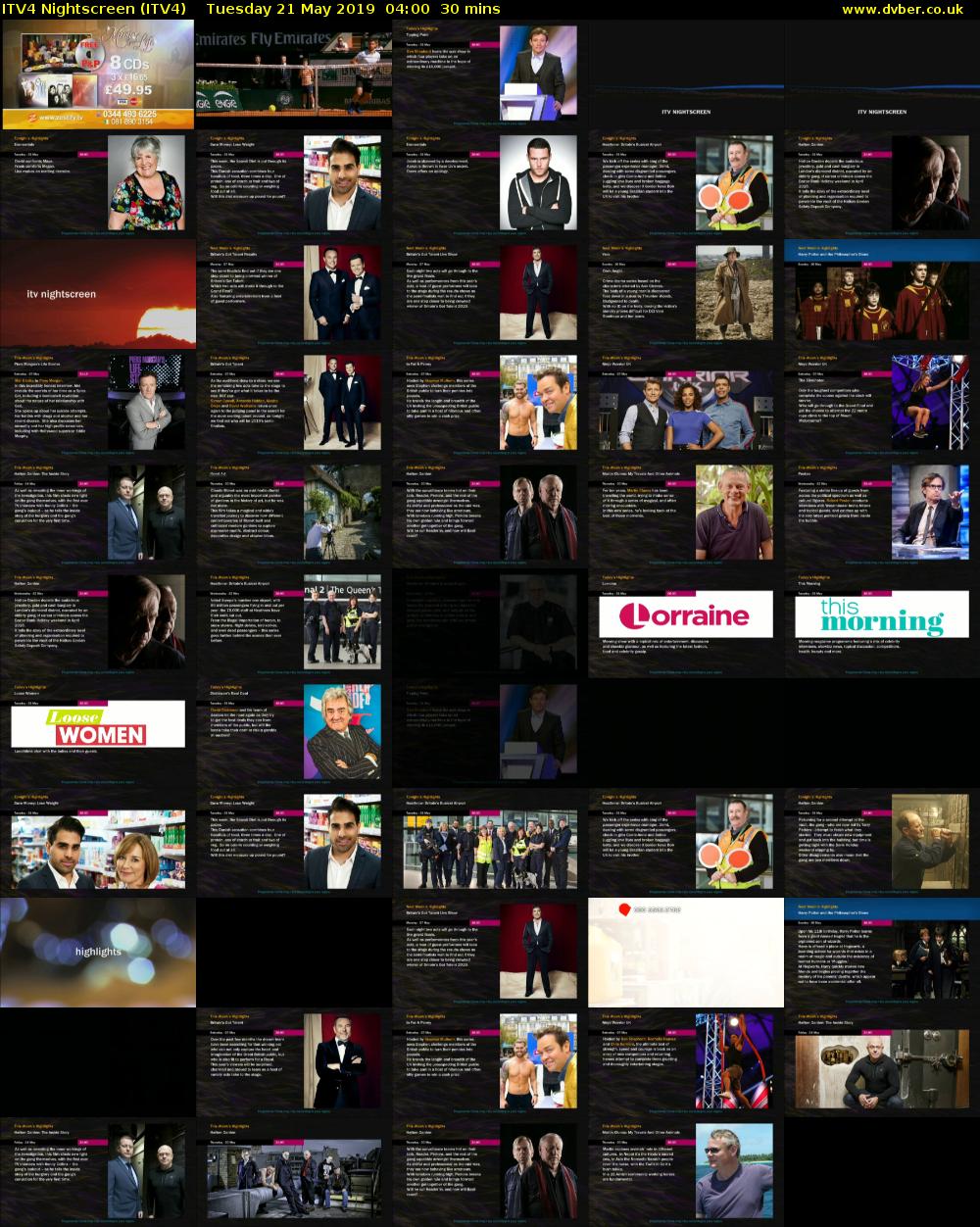 ITV4 Nightscreen (ITV4) - 2019-05-21-0400