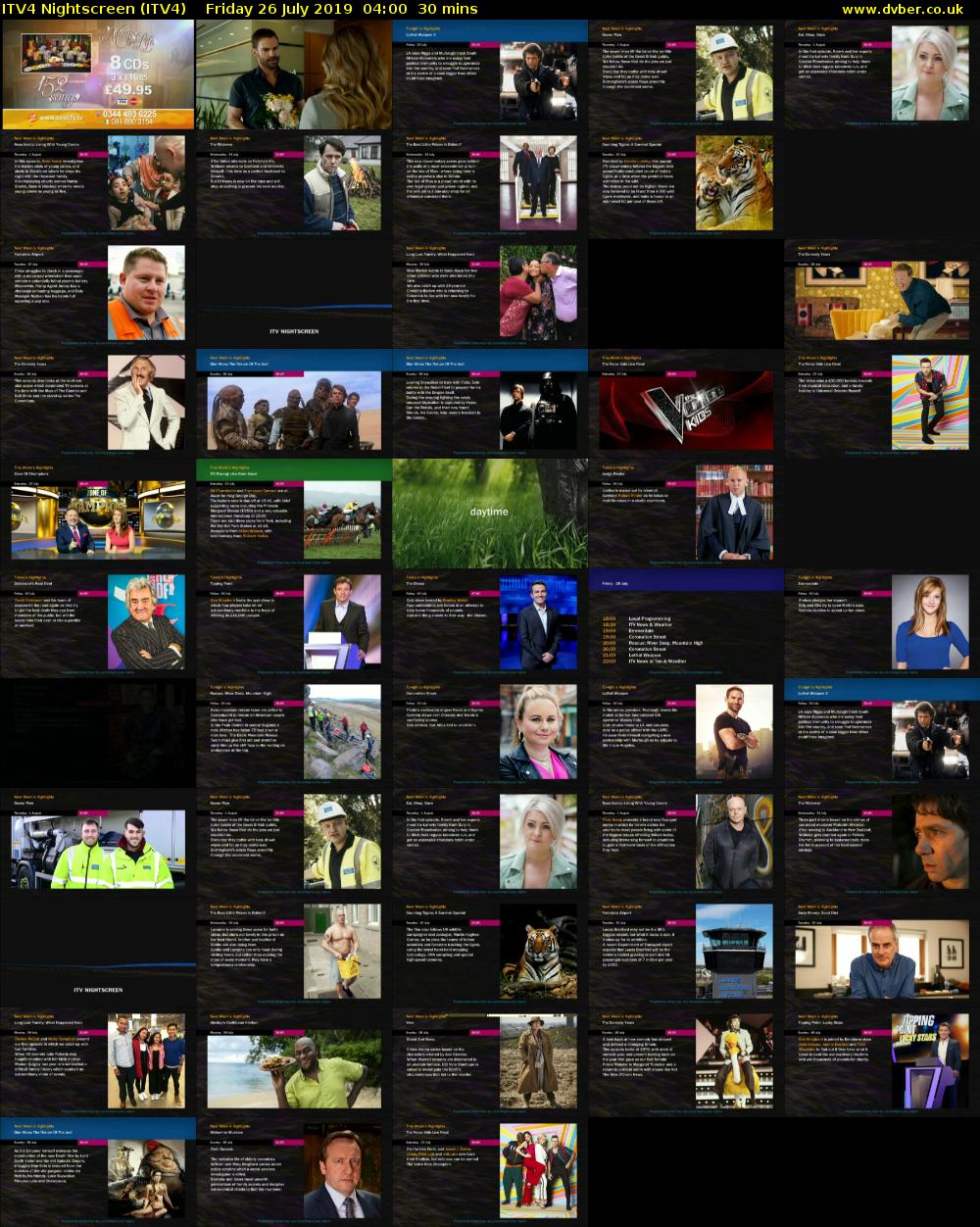 ITV4 Nightscreen (ITV4) - 2019-07-26-0400