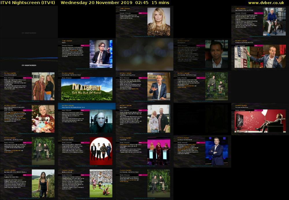 ITV4 Nightscreen (ITV4) - 2019-11-20-0245