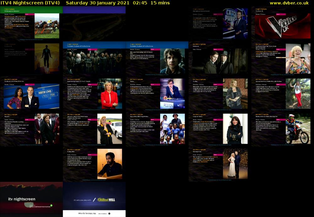 ITV4 Nightscreen (ITV4) - 2021-01-30-0245