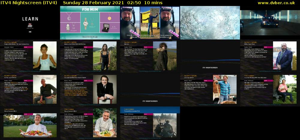 ITV4 Nightscreen (ITV4) - 2021-02-28-0250