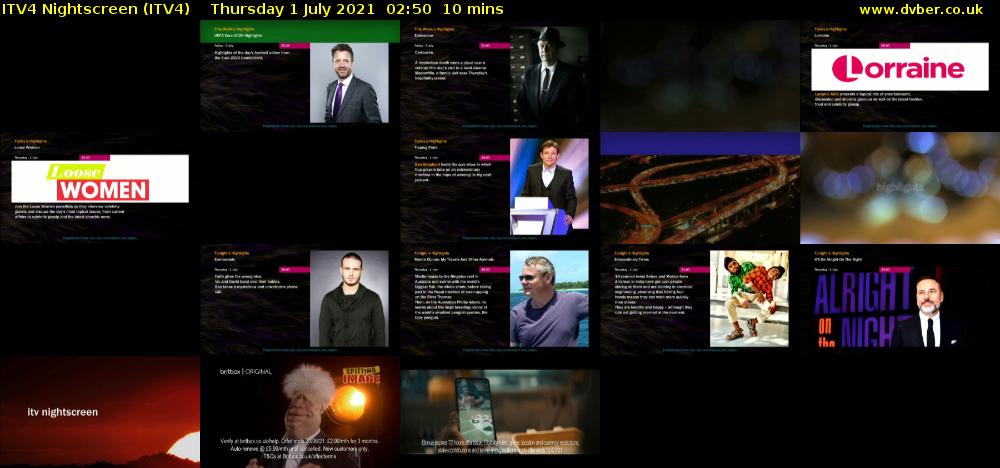 ITV4 Nightscreen (ITV4) - 2021-07-01-0250
