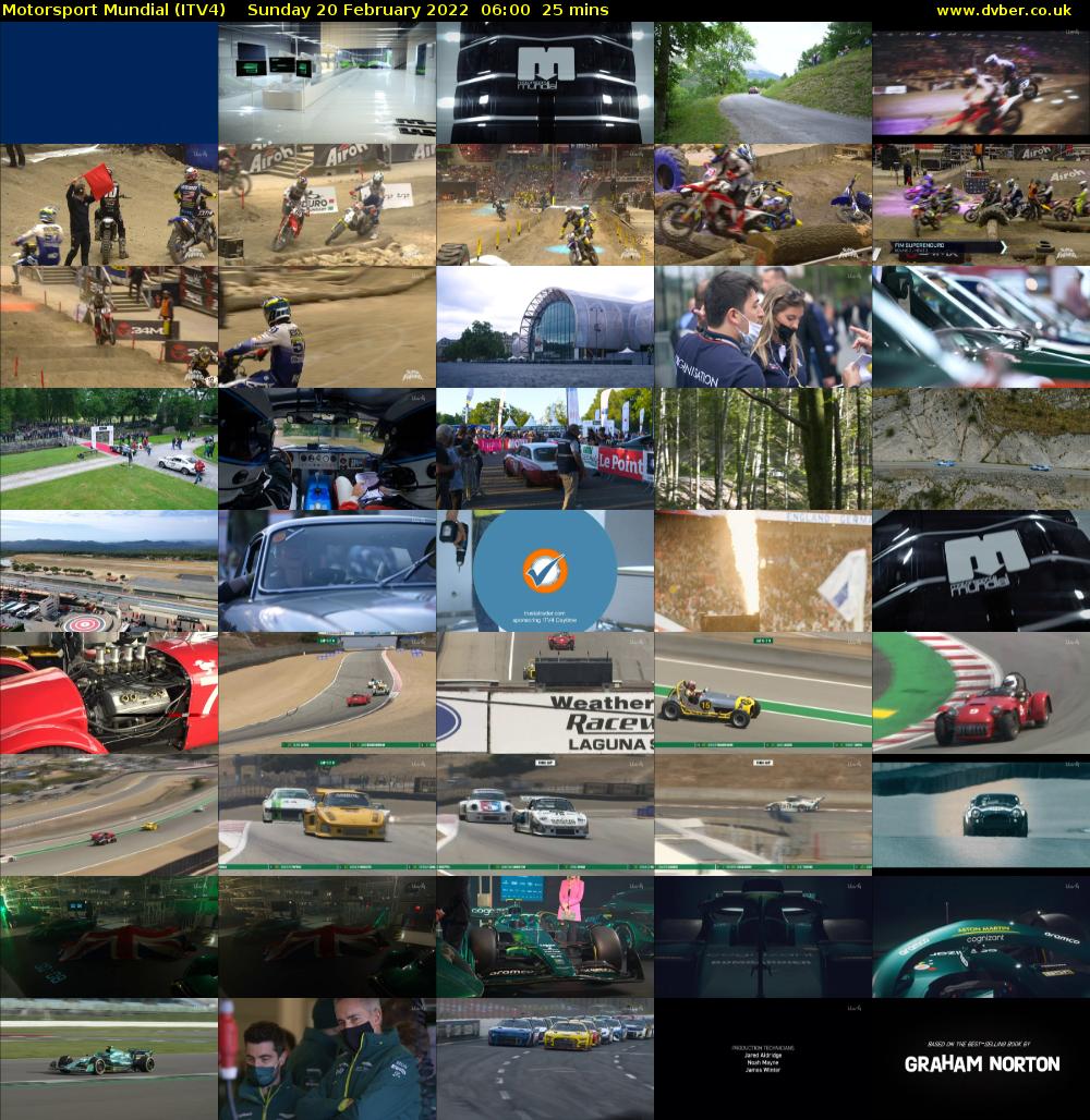 Motorsport Mundial (ITV4) - 2022-02-20-0600