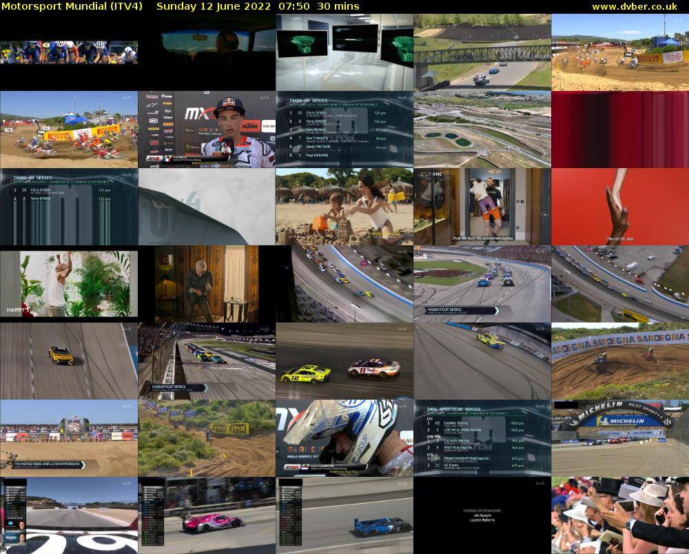 Motorsport Mundial (ITV4) - 2022-06-12-0750