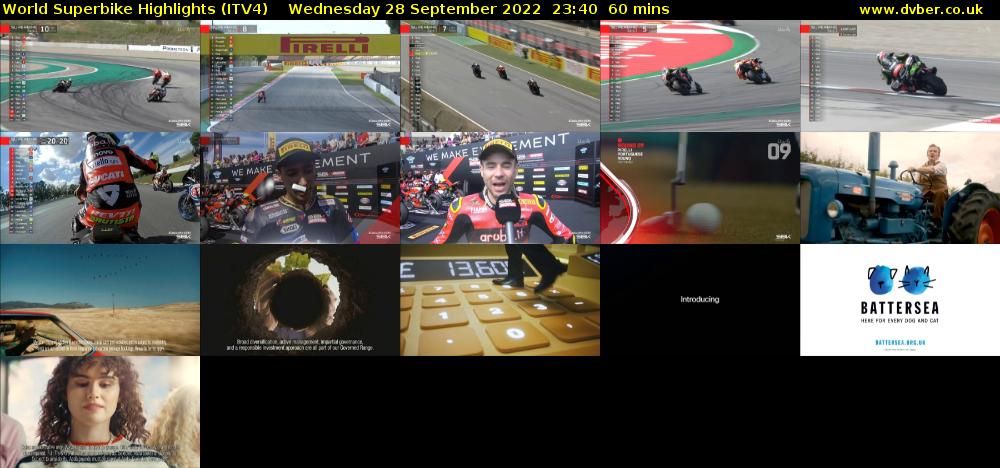 World Superbike Highlights (ITV4) - 2022-09-28-2340