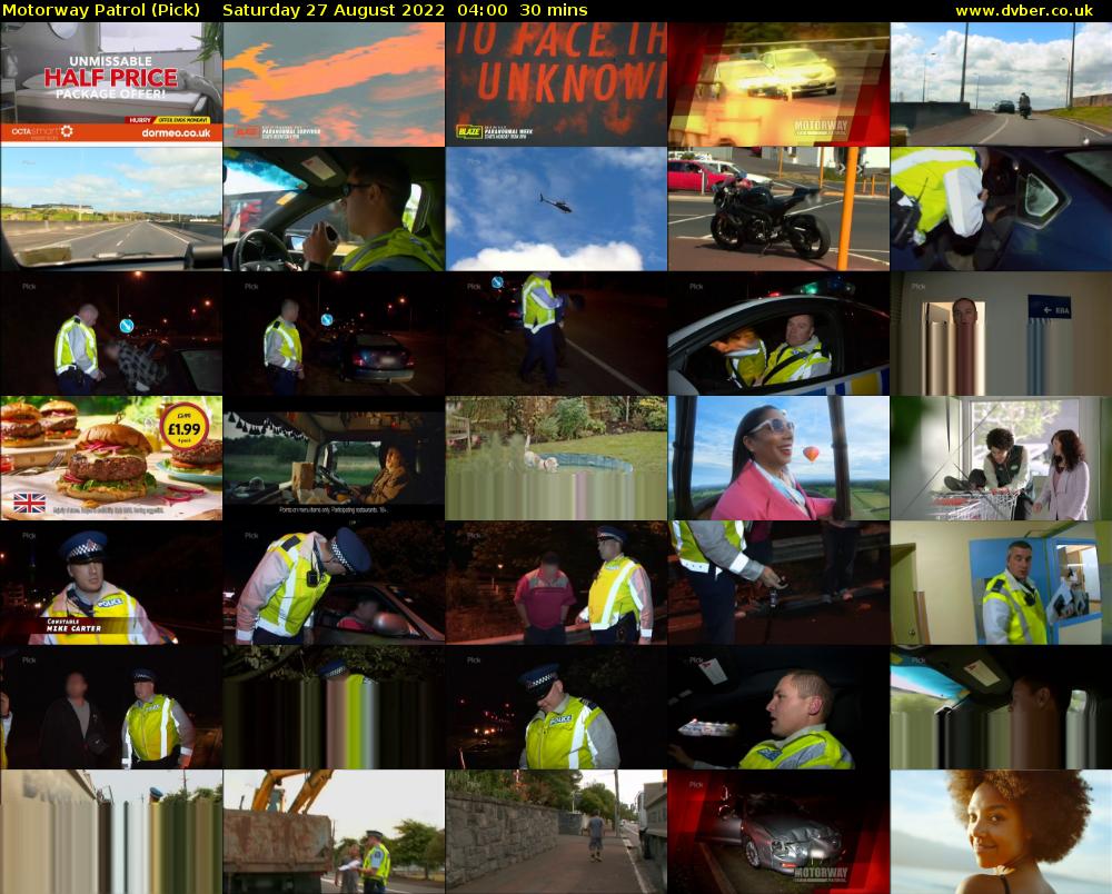 Motorway Patrol (Pick) - 2022-08-27-0400