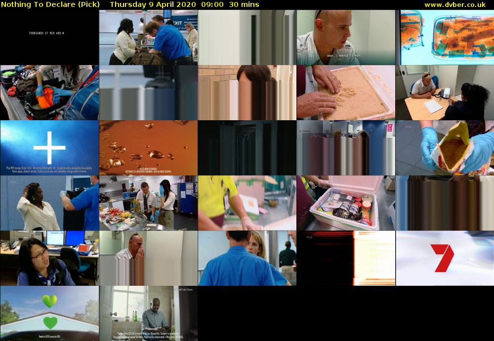 Nothing To Declare (Pick) - 2020-04-09-0900