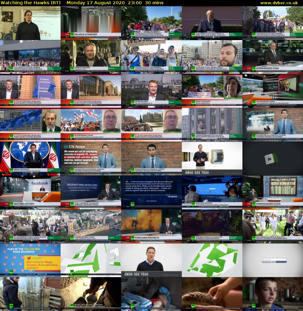 Watching the Hawks (RT) - 2020-08-17-2300