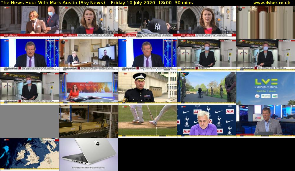 The News Hour With Mark Austin (Sky News) - 2020-07-10-1800