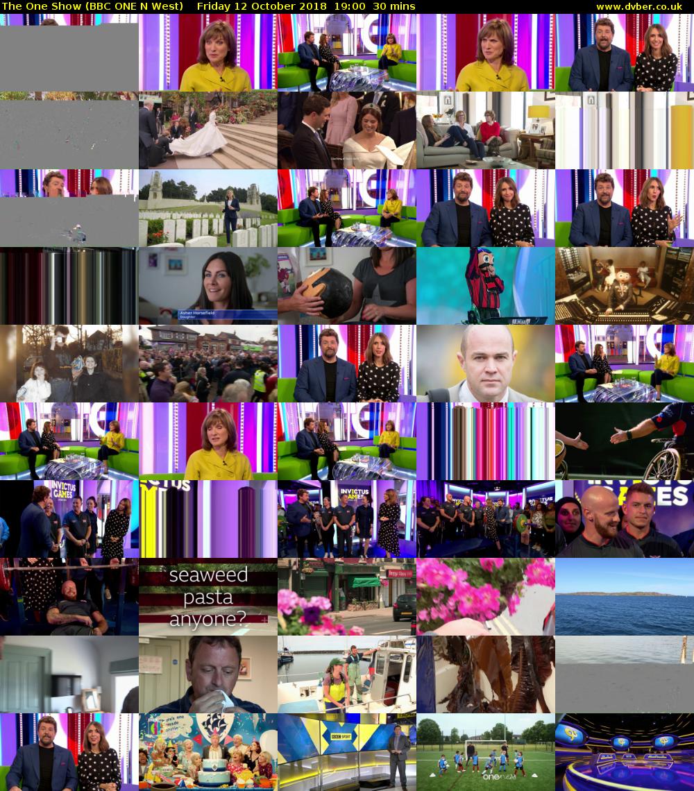 The One Show (BBC ONE) - 2018-10-12-1900